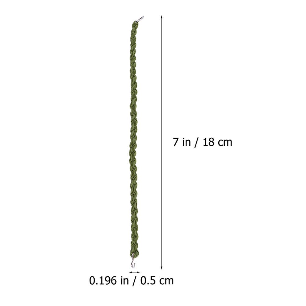 3 Пары Упругих Шнурков Для Штанин Зеленый 18X0.5CM Подходит Для Великолепного Внешнего Вида На Открытом Воздухе