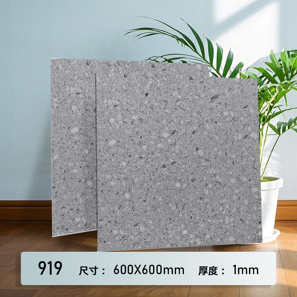 Самоклеящиеся плитки 60x60 см, набор 4 шт (1.44 м²), гибкие ПВХ наклейки на пол и стены
