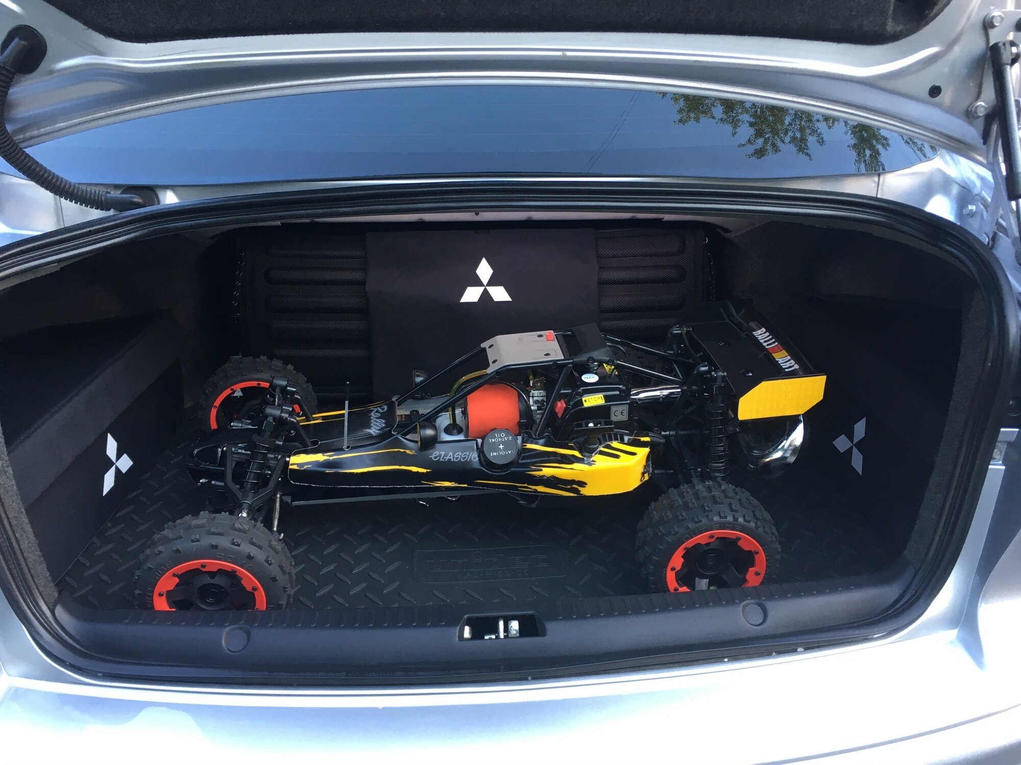 Органайзеры автосумки в ниши багажника для Mitsubishi Lancer X седан Митсубиси Лансер (комплект 2шт)