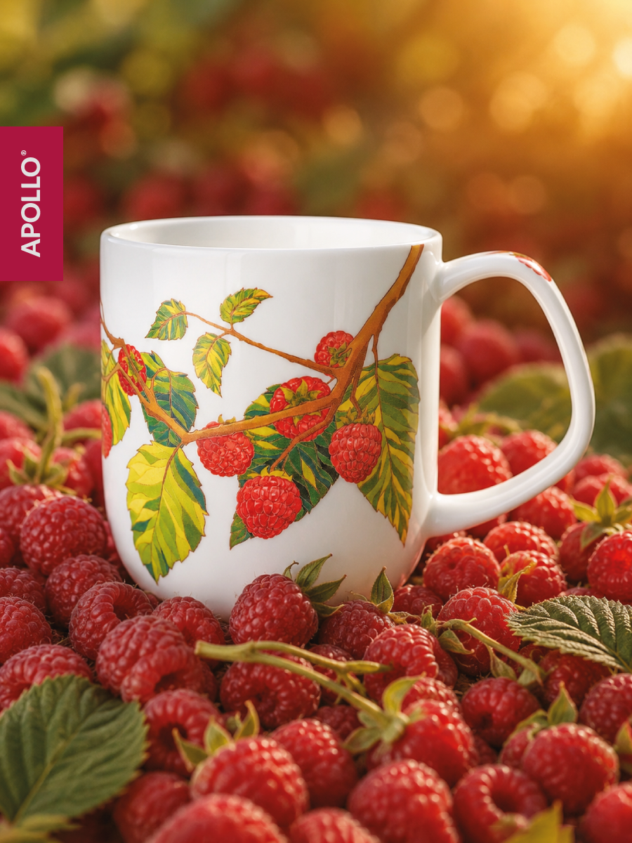 Кружка фарфоровая для чая и кофе Apollo "R-berry Baho", объем 475 мл