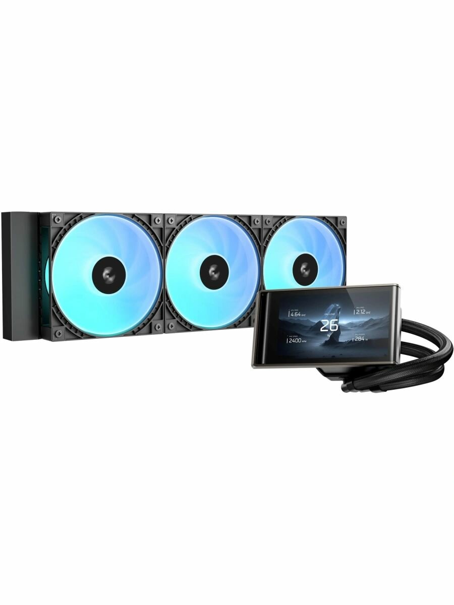 Система водяного охлаждения Deepcool LT360 Vision 4-pin TDP 350 Вт 75.33cfm 120мм