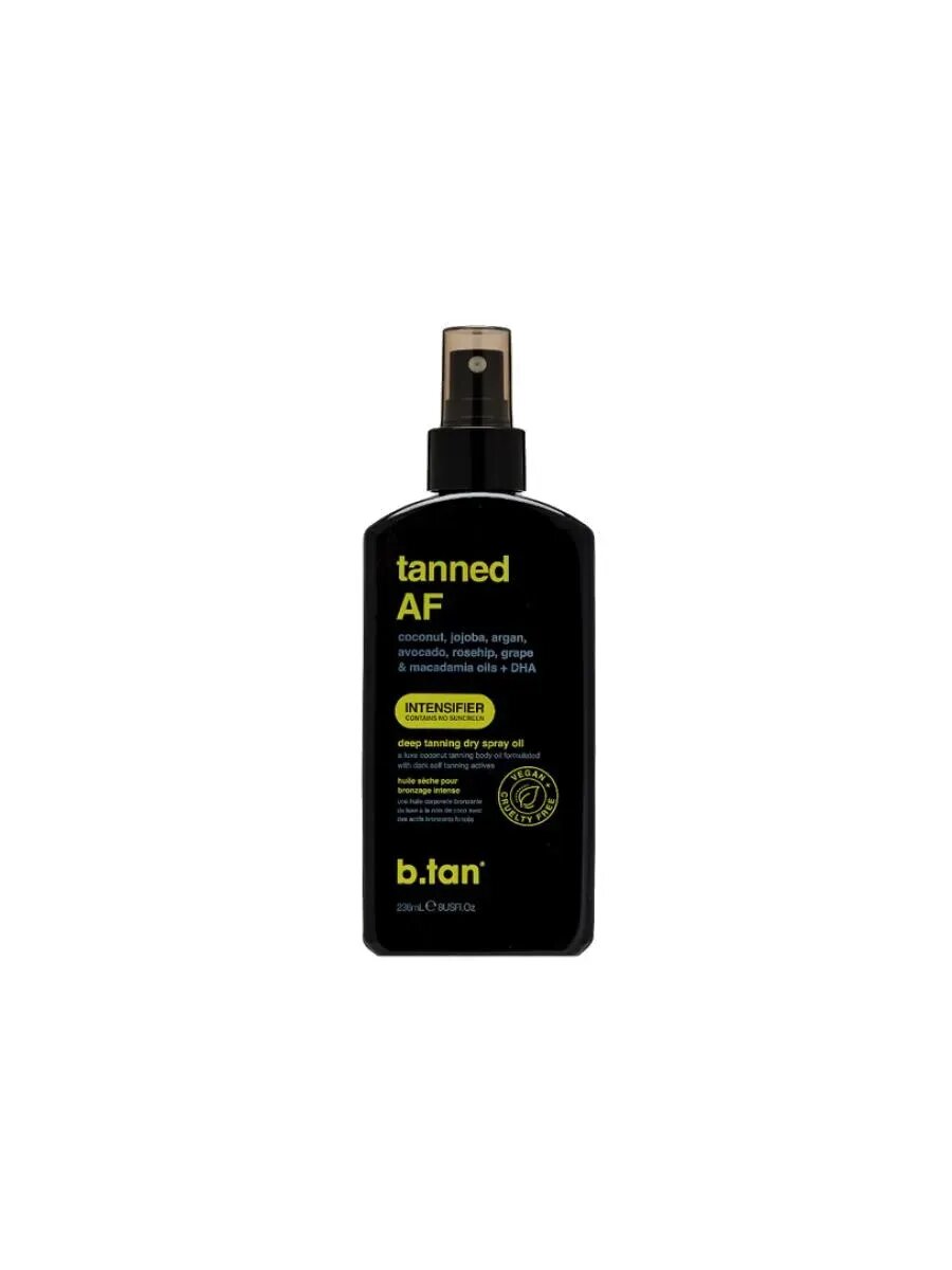 B.TAN Tanned af deep tanning dry spray oil, Сухое ма, 237мл
