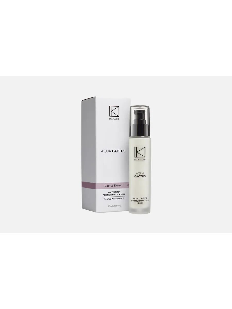 Dr. Kadir Aqua Cactus, Moisturizer For Normal To Oily Skin Увлажняющий крем для лица с spf 15 50 мл