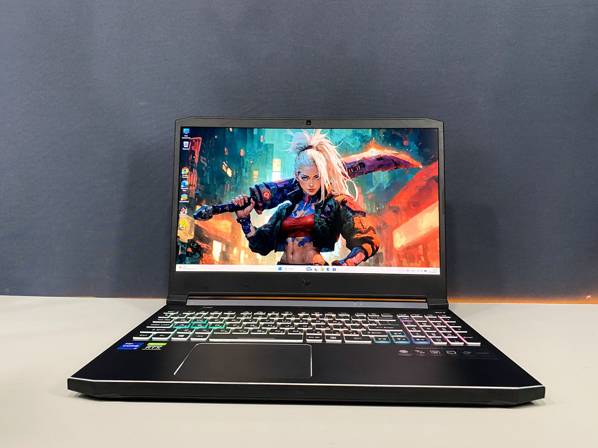 Ноутбук Acer Predator 15.6"120Hz/Intel Core i7-11800H 8/16*1.90-4.60GHz/RTX3070-8Gb/16Gb/SSD512Gb