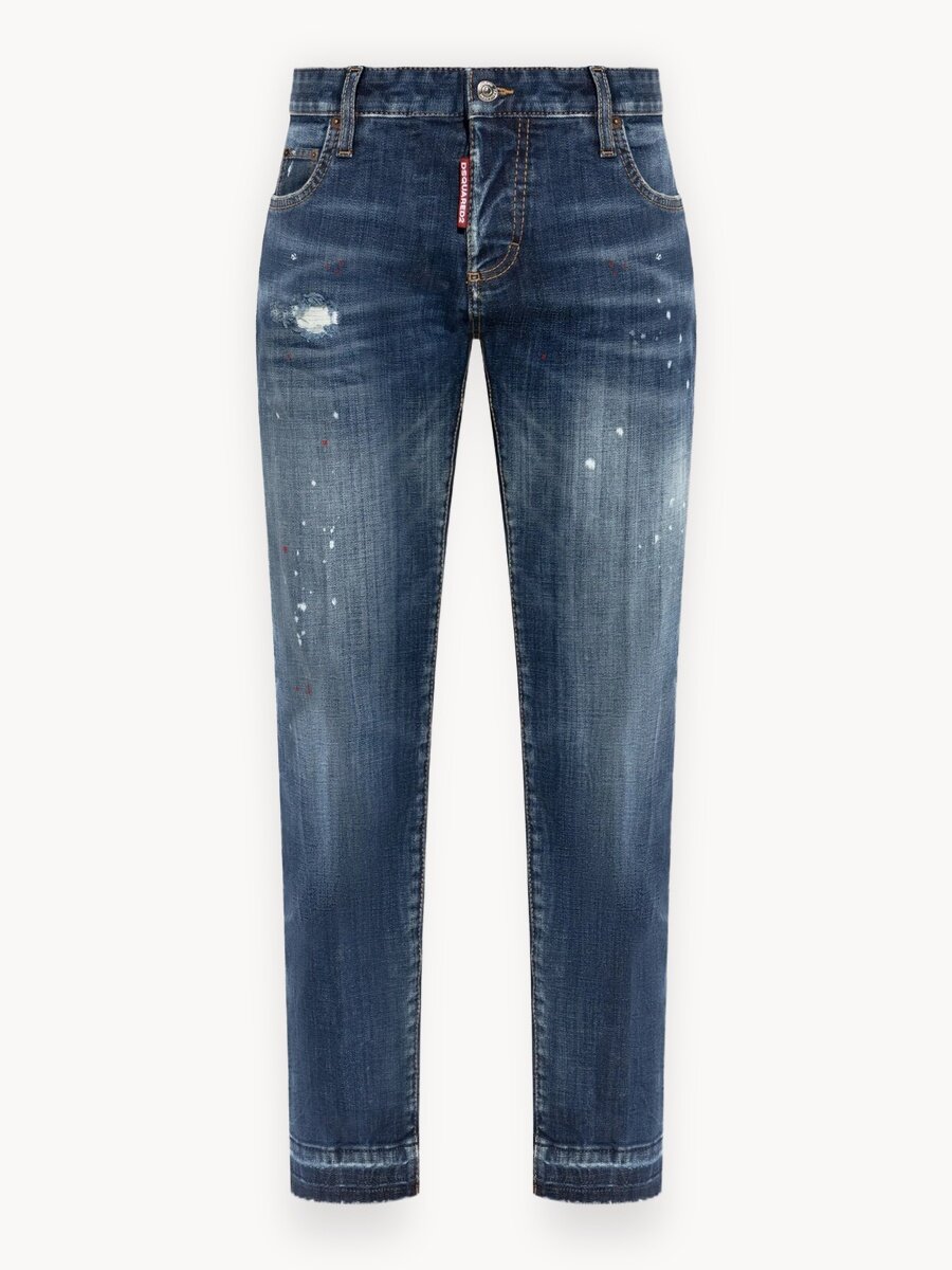 Джинсы Belt-loop distressed jeans 