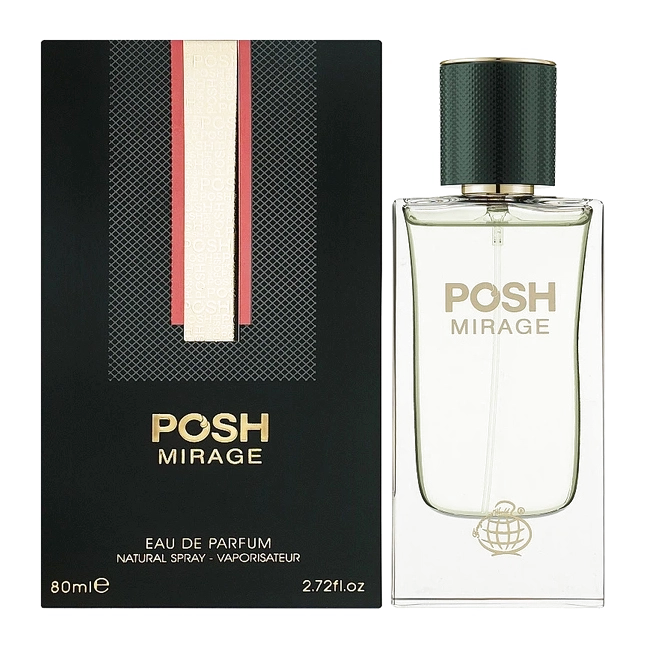 Пош Мираж парфюмерная вода 80 мл для мужчин и женщин - Fragrance World Posh Mirage