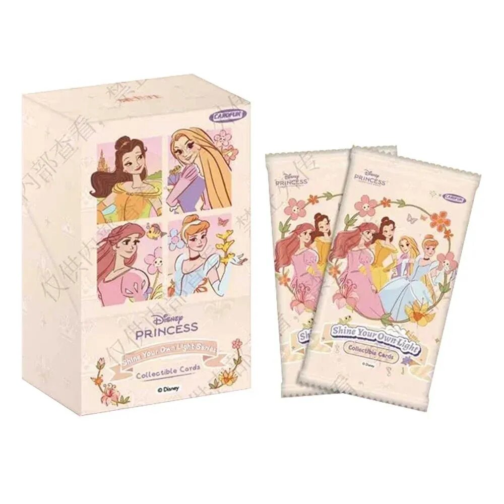 Disney CardFun Коллекционные карточки Disney Princess Shine Your Own Light 1 коробка для детей и коллекционеров 6