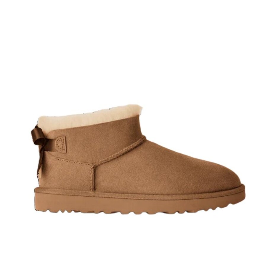 Угги UGG Bailey Bow, размер EU 39 стопа (25CM), коричневый — фото 1