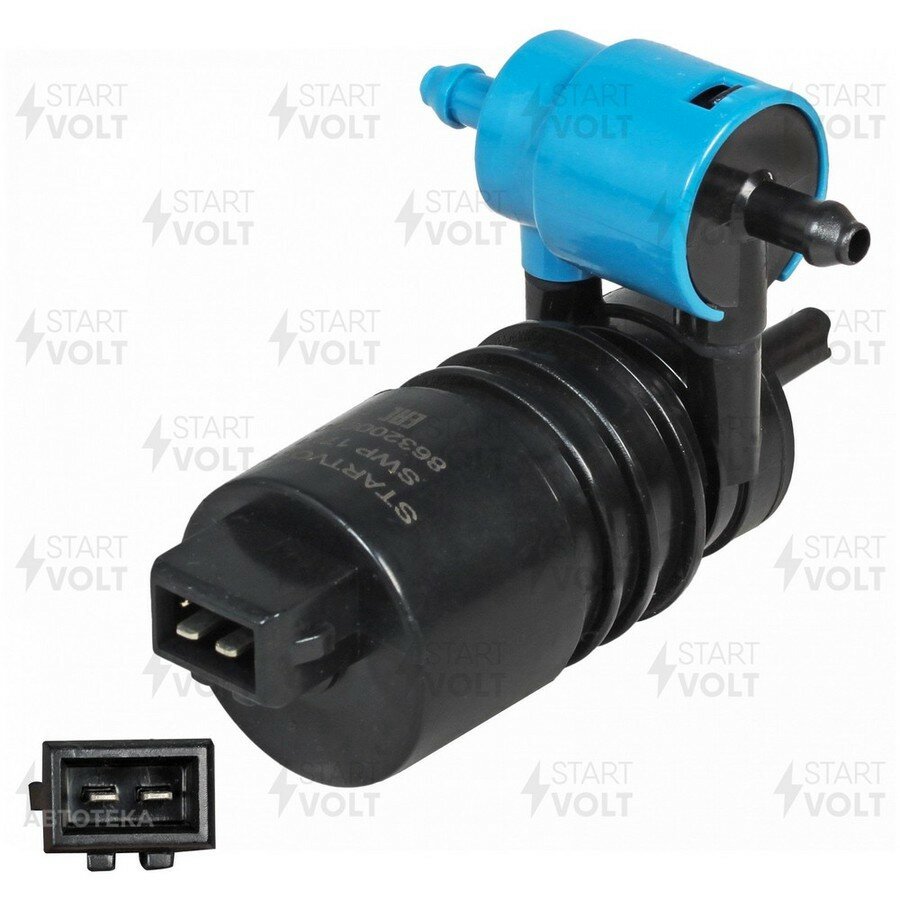 Мотор омывателя STARTVOLT для а/м SsangYong Kyron (05-)/Actyon (05-) (с задн. ом STARTVOLT SWP1701