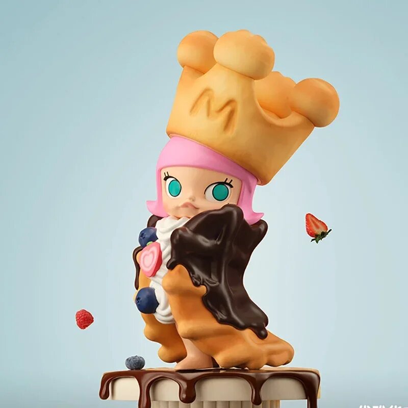 POP MART MOLLY Carb-Lover Series фигурки ELEGANT WAFFLE