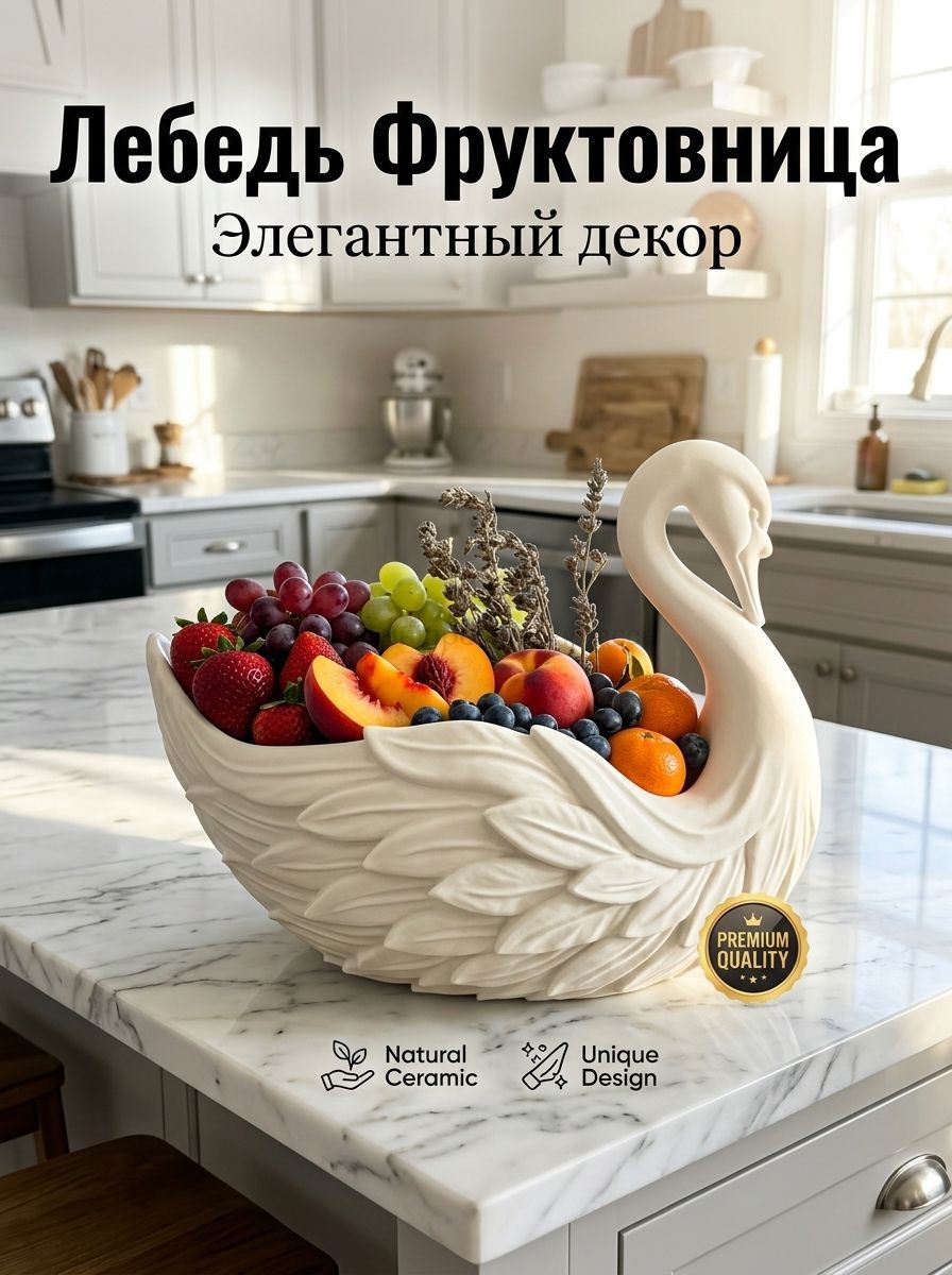 Фруктовница, диаметр 19 см, 1 шт
