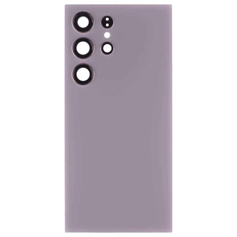 Задняя крышка для Samsung S928 Galaxy S24 Ultra (серый) (в сборе со стеклом камеры)