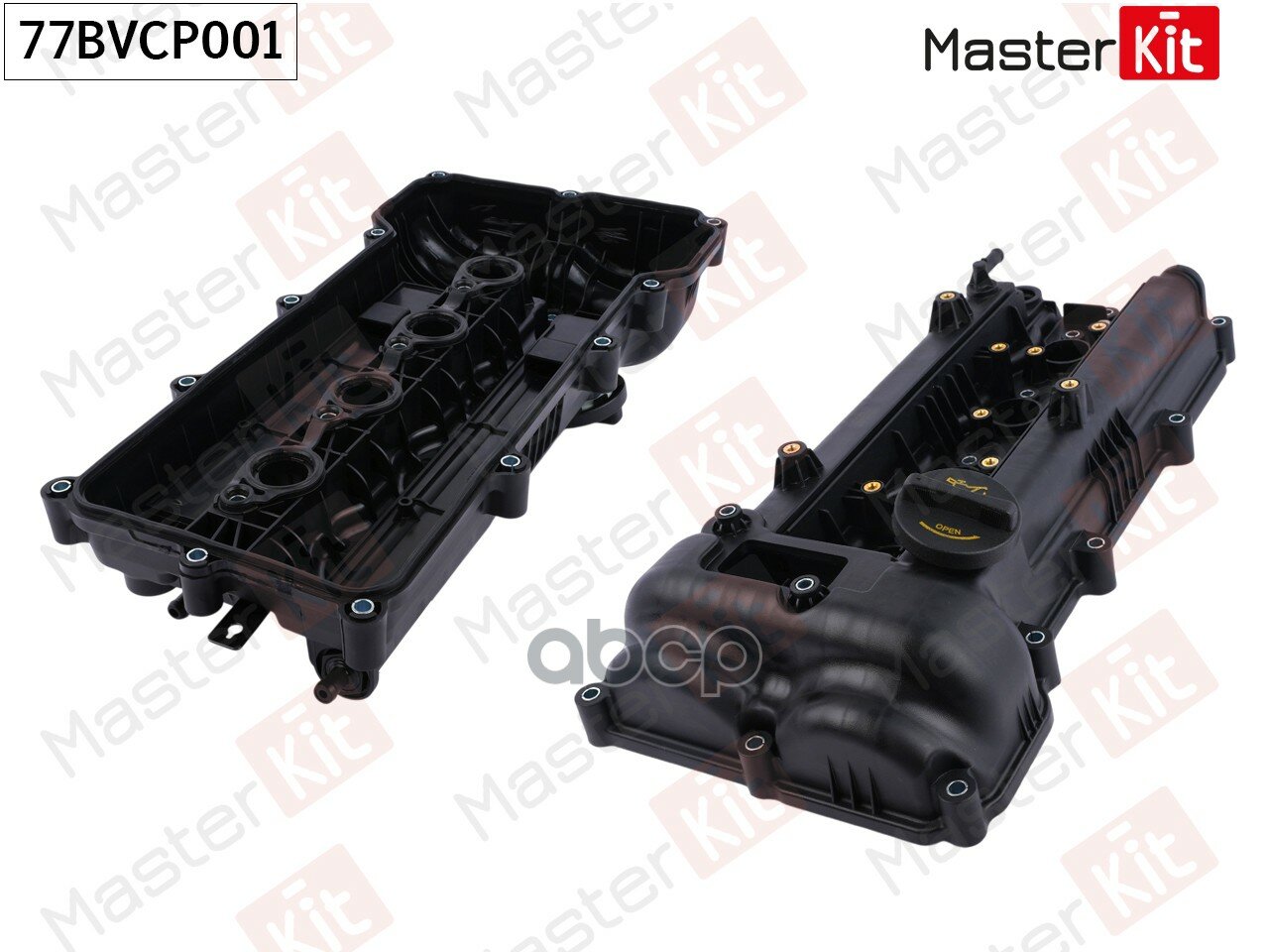 Крышка клапанная Hyundai Elantra(AD), Solaris(HCR) 15-, Kia Rio(FB), Soul(PS, SK3) 14- (G4FG) MasterKit арт. 77BVCP001