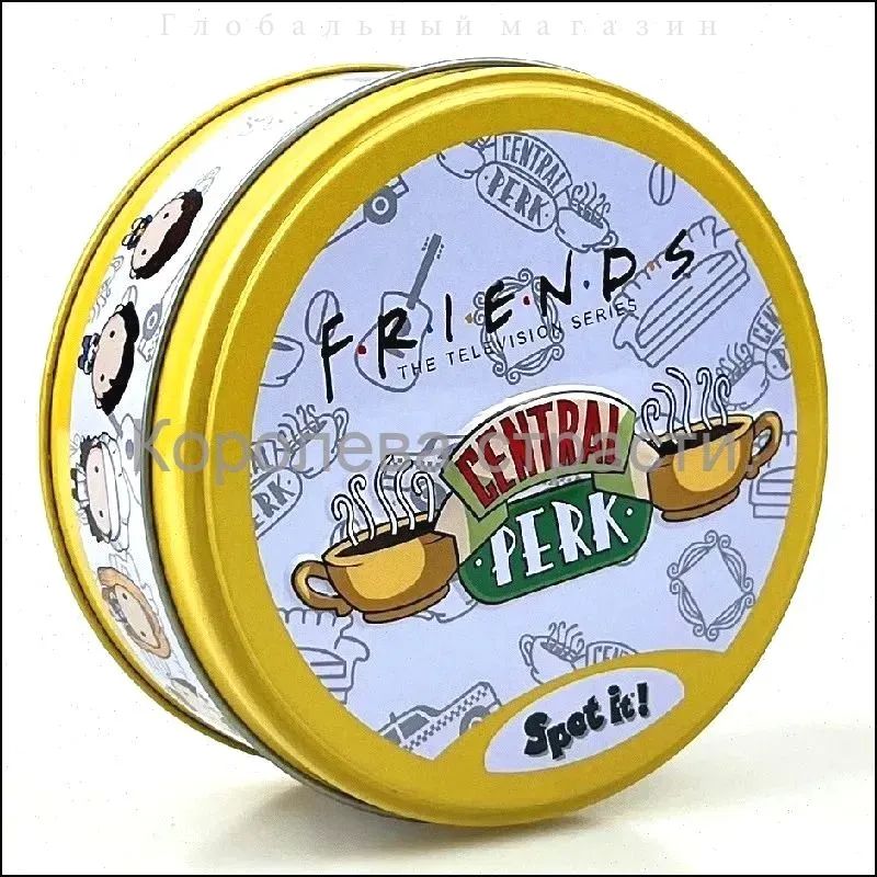Настольная игра Доббль Spot it! Friends весёлая игра для семьи и друзей