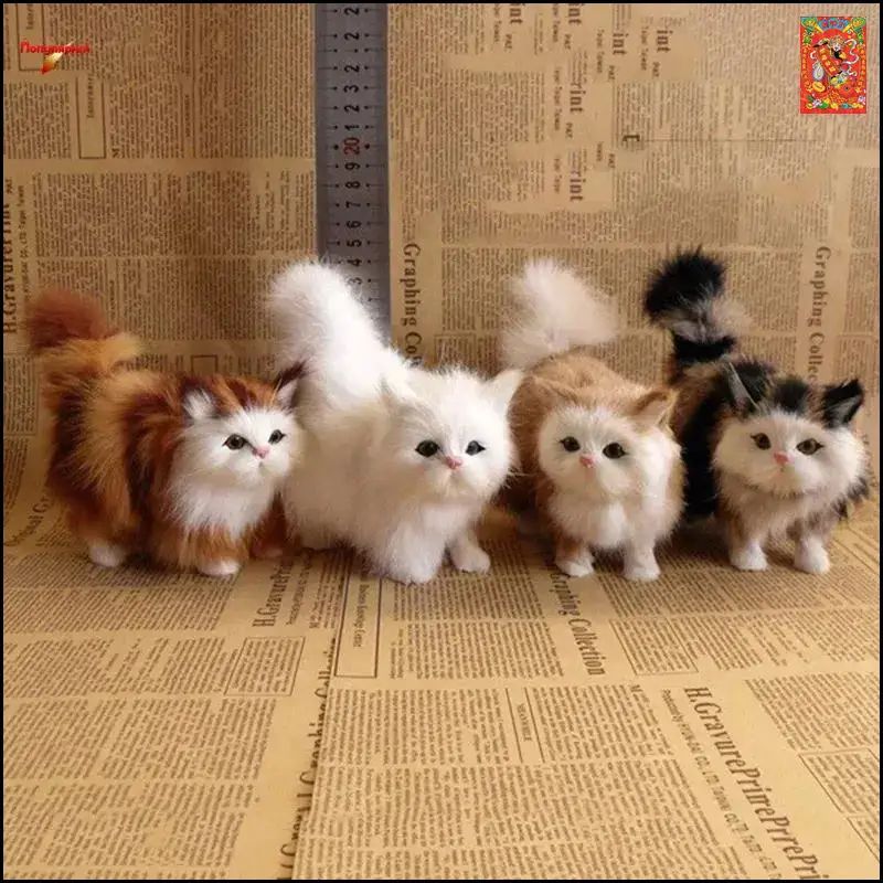 Мягкая игрушка Котенок, плюшевый котик коричневый, размер 15 см, для детей и взрослых, уютный подарок — фото 1