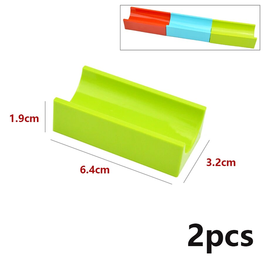 Строительный блок 2x4 Straight Green, зеленый