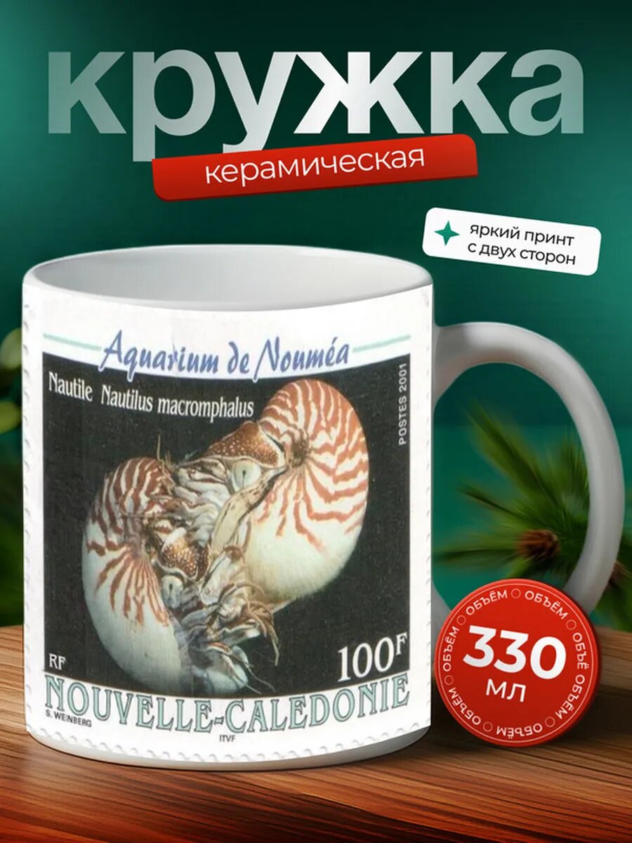 Кружка Наутилус моллюск 13,
