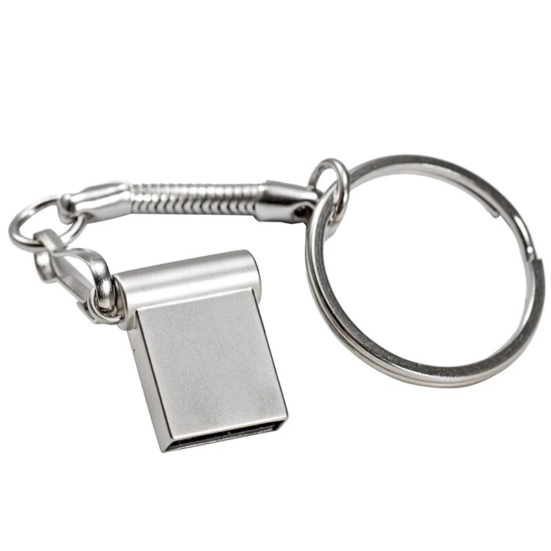 JASTER Mini металлический USB-флешка 128 ГБ Серебряный, 128MB( Not 128GB ), I