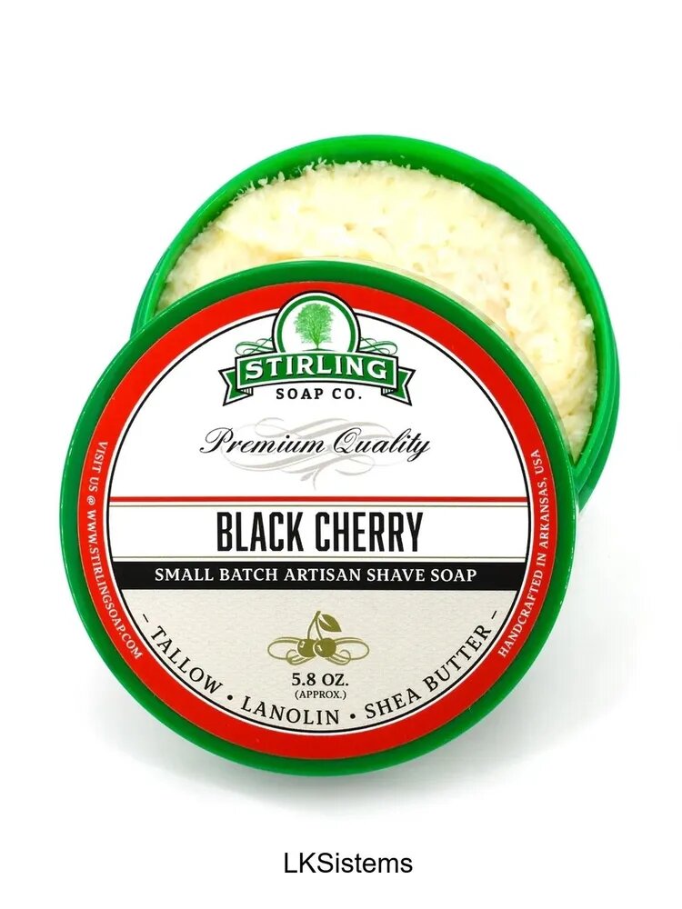 Stirling Мыло для бритья Black Cherry