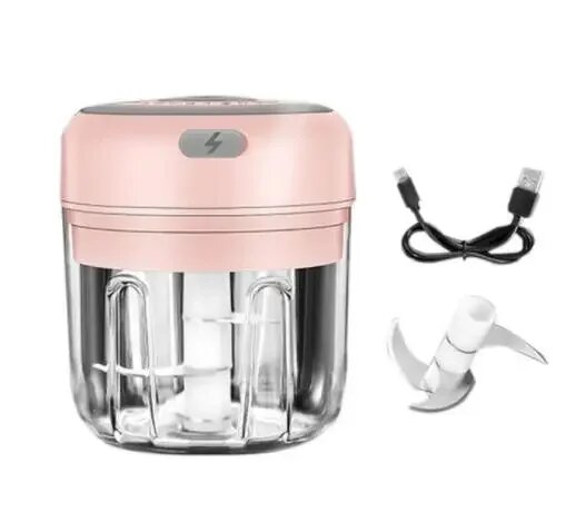 Мини электрический измельчитель чеснока EX-288 Pink 250ML