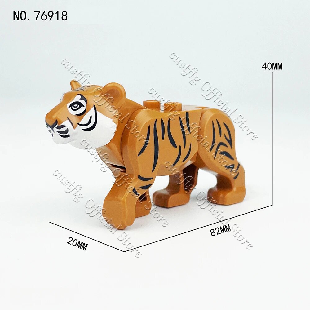 Конструктор MOC Тигр, Цвет B35-49-2