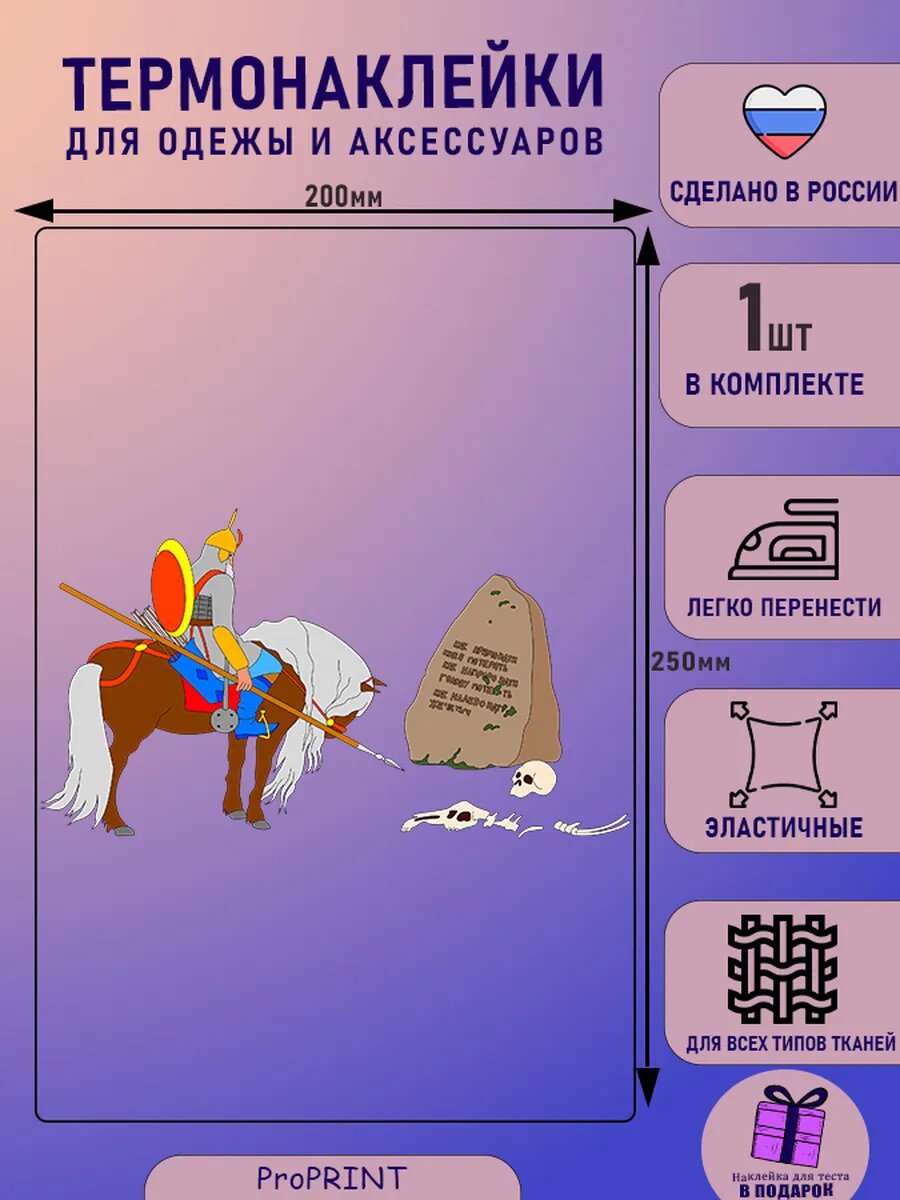 Термонаклейка на одежду