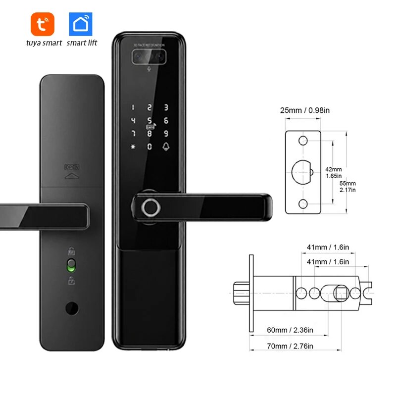 Tuya Smart WiFi Замок 60-70