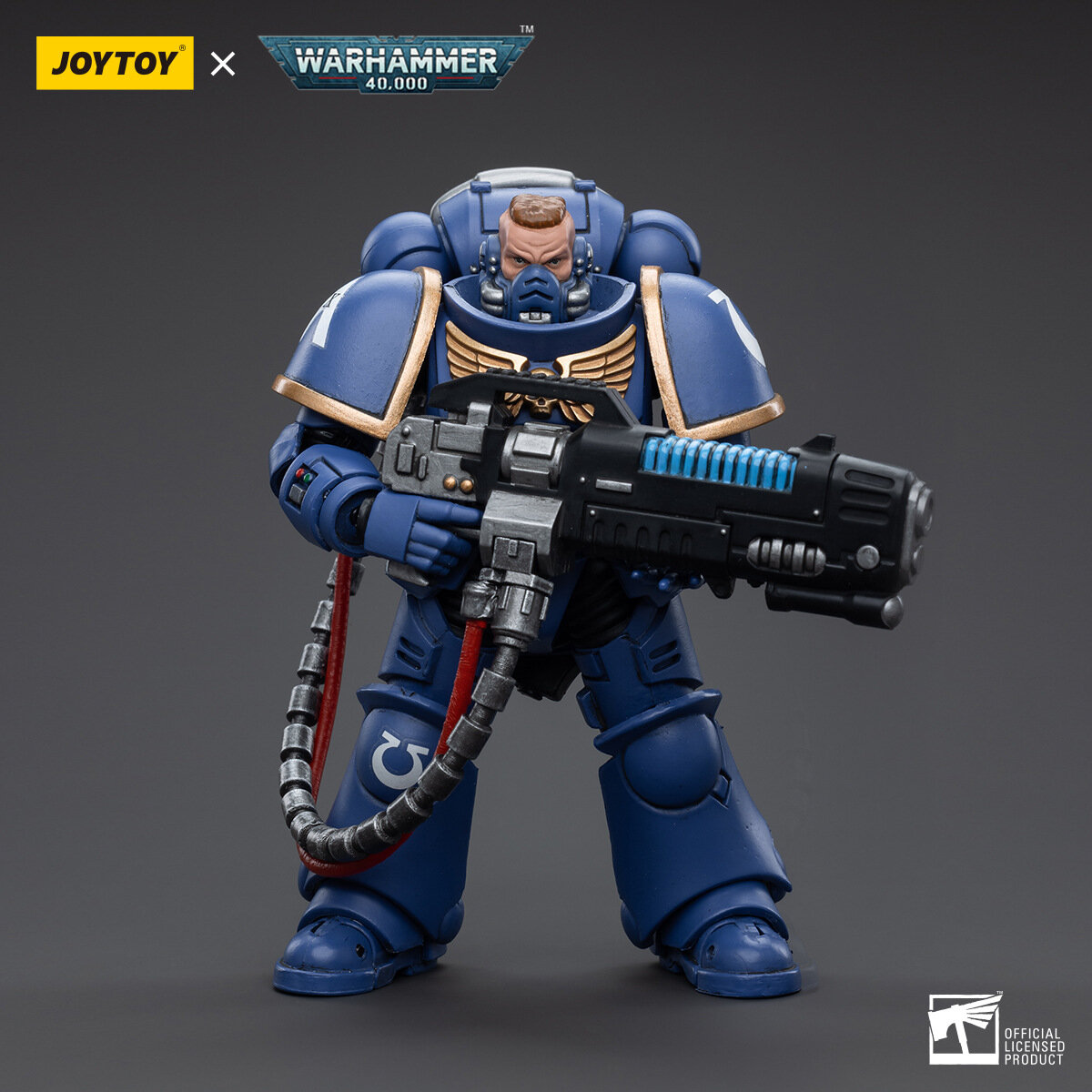 JOYTOY Шарнирная фигурка Ультрамаринов из отряда «Темный молот» (Ultramarines Honor Guard Iron Hand) - оригинальный подарок для мужчин