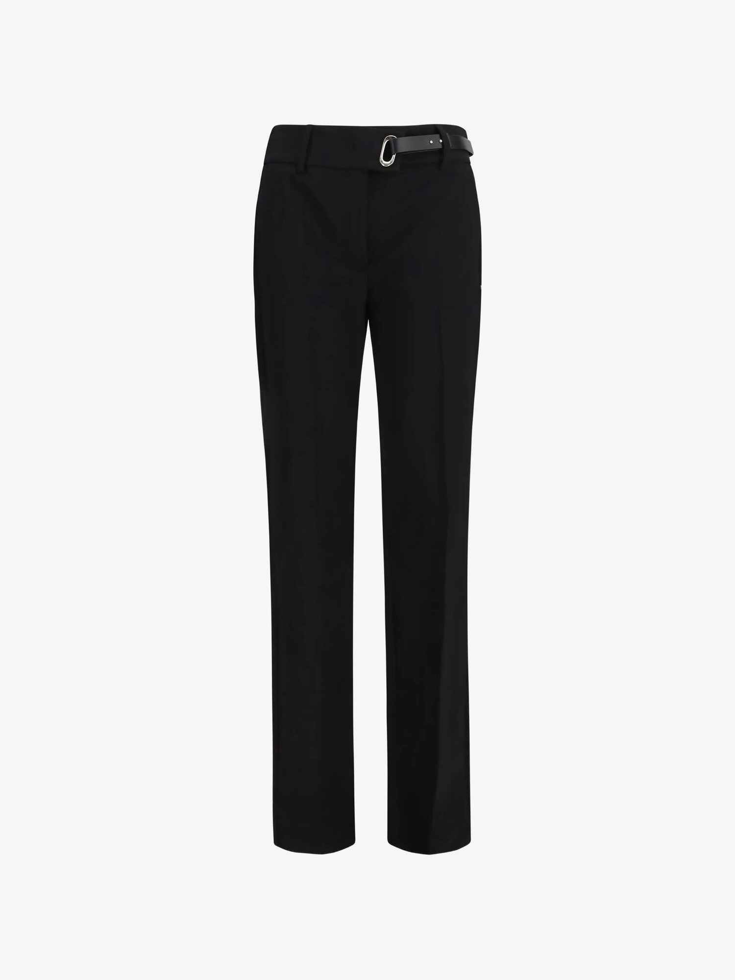 Брюки Belted straight-leg trousers