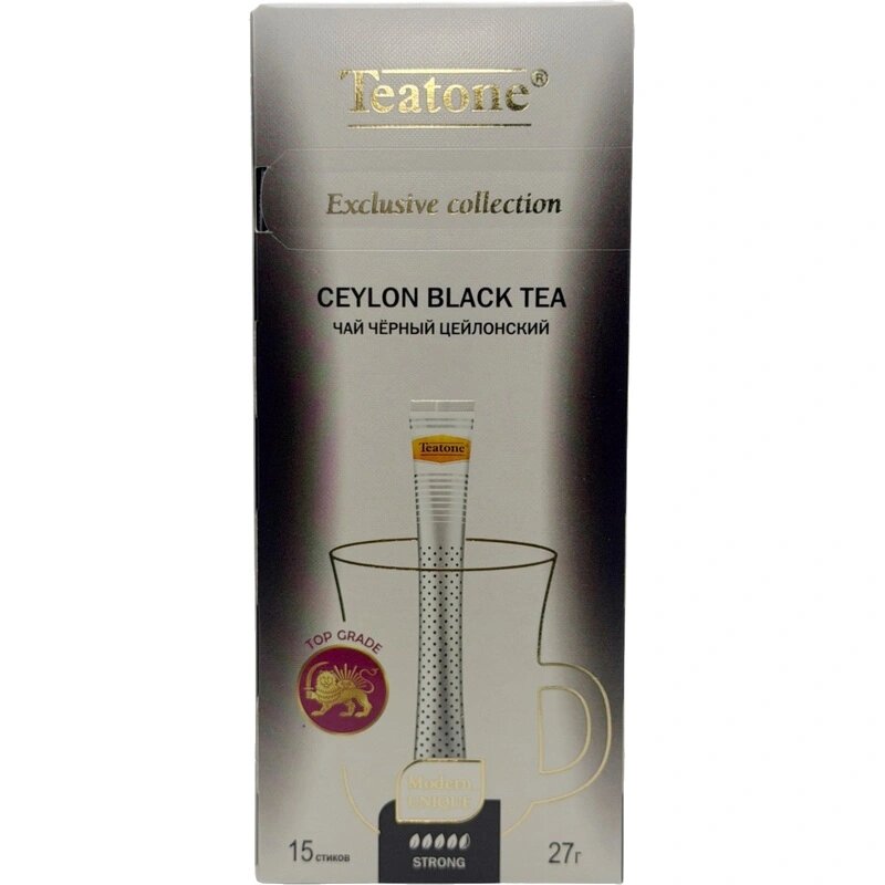 Чай Teatone Цейлонский черный, 100 стиков
