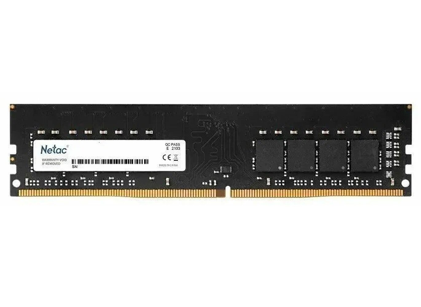Модуль памяти NETAC 16 ГБ DIMM DDR4 2666 МГц CL19 NTBSD4P26SP-16