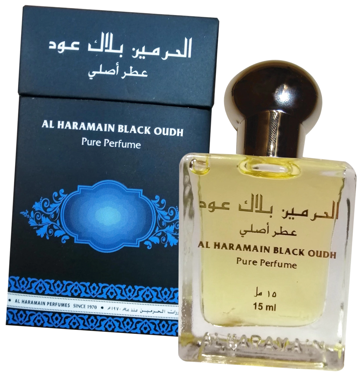 Мужские духи Al Haramain Black Oudh 100 мл / Аль Харамейн Блек Уд ароматный Черный Уд