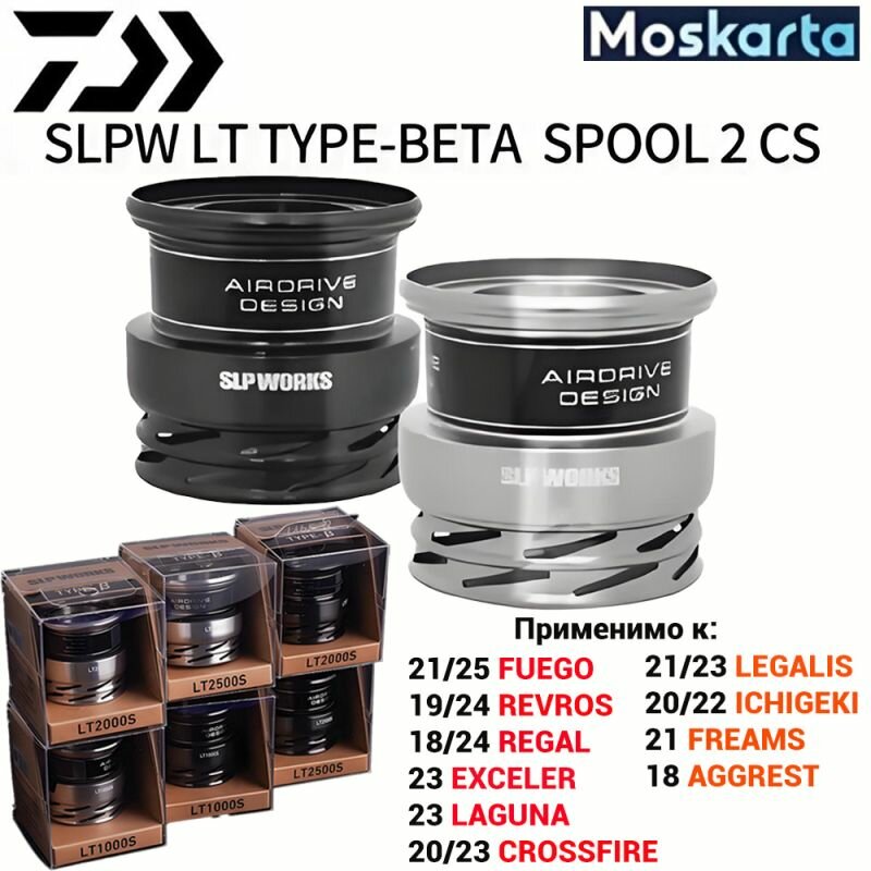DAIWA 2025 SLP WORKS Шпуля для катушки, Подходит для REVROS/LEGALIS/REGAL катушка