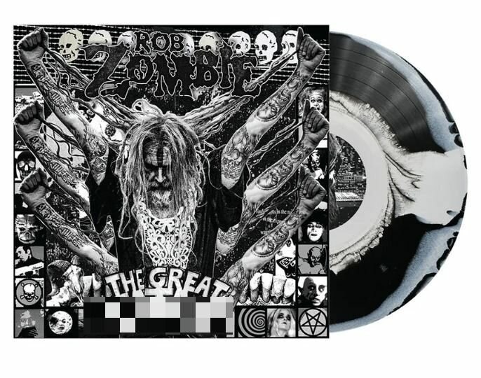 Виниловая пластинка Rob Zombie - The Great S - LP Black & White Swirl Ltd. INDIE EXCLUSIVE