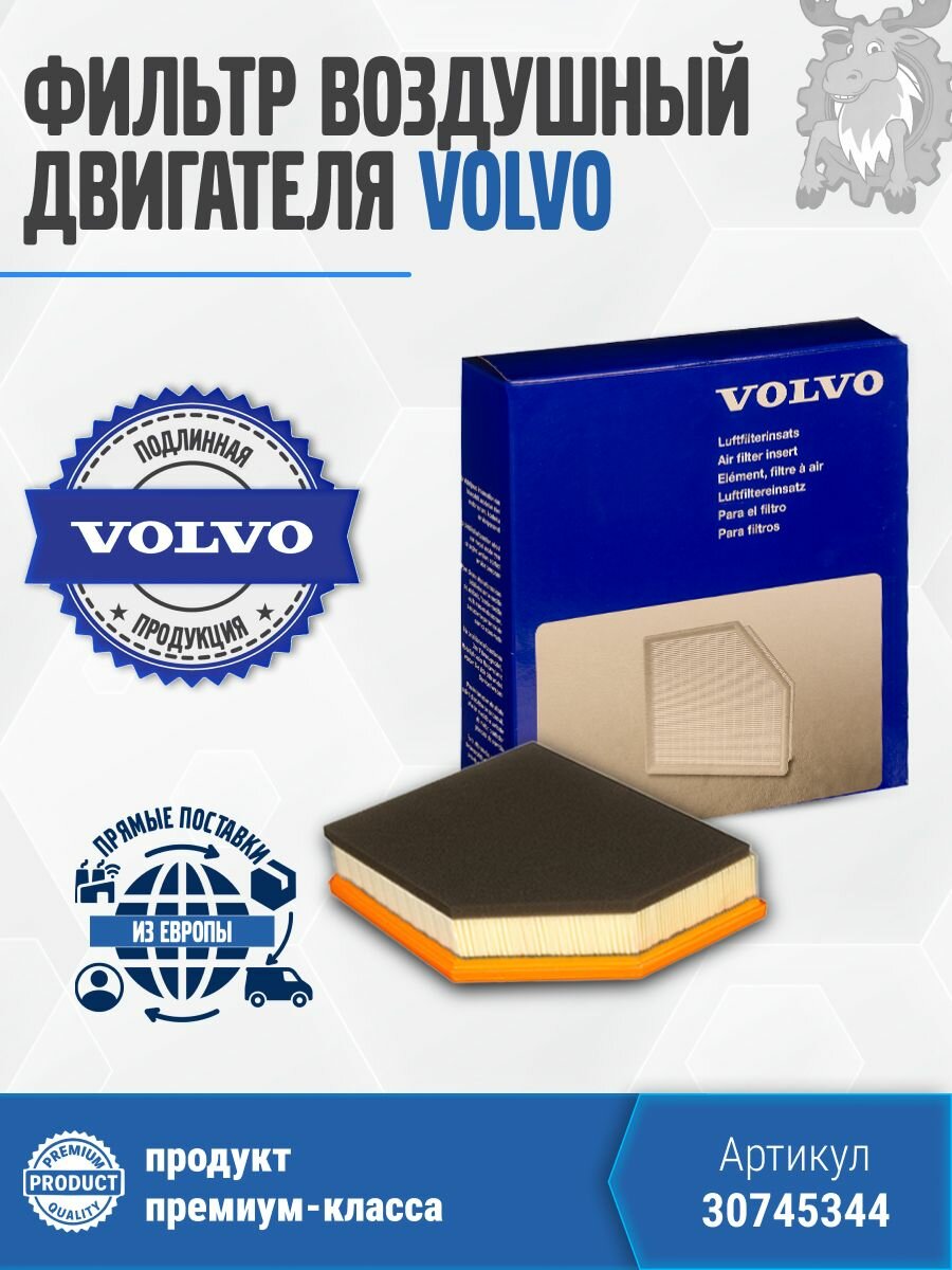 Фильтр воздушный двигателя VOLVO (30745344)