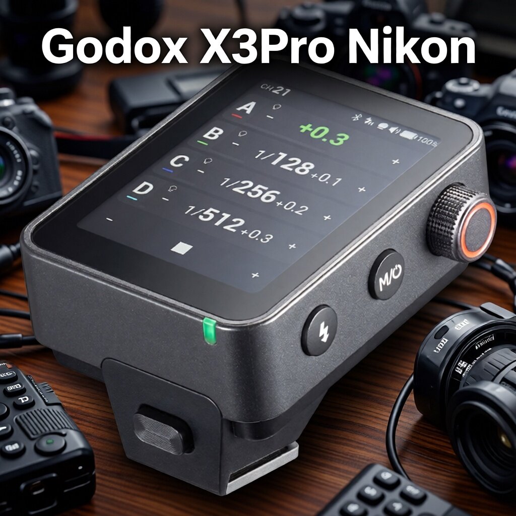 Синхронизатор Godox X3Pro, для Nikon, с приёмником, беспроводное управление