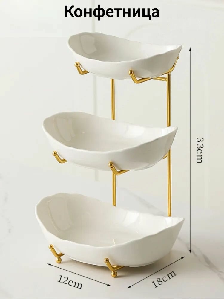 DFKSD Конфетница "конфетницы", диаметр 28 см, 1 шт