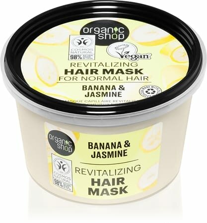 Маска для волос Organic Shop Banana & Jasmine, 250 мл