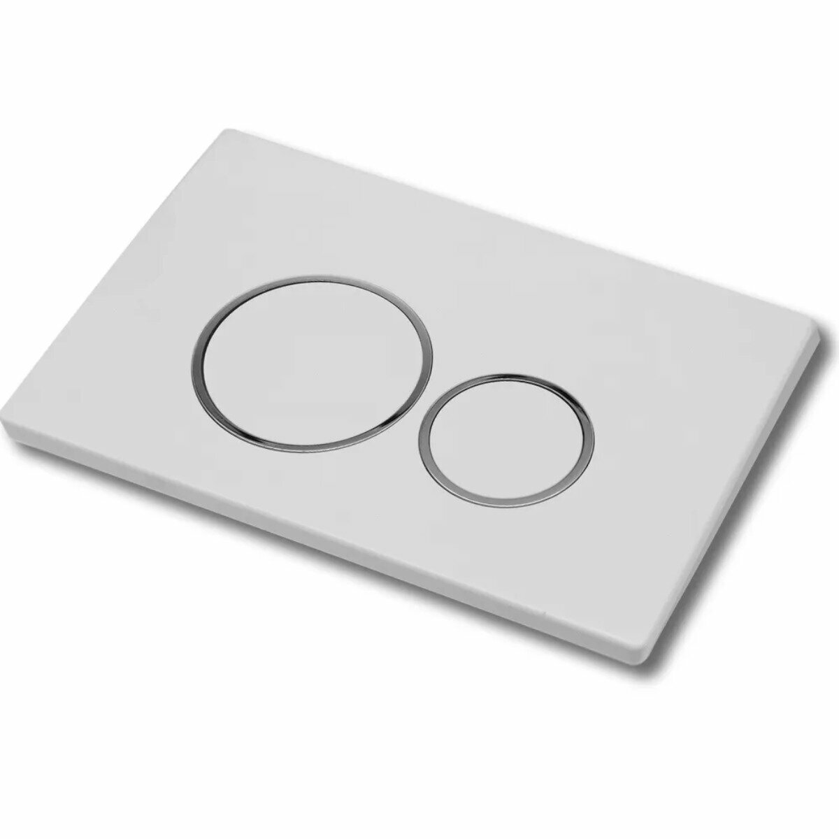 Двухрежимная клавиша смыва с круглыми кнопками, совместима Geberit Sigma01 20 30 UP300/UP320 белая панель скрытого бачка