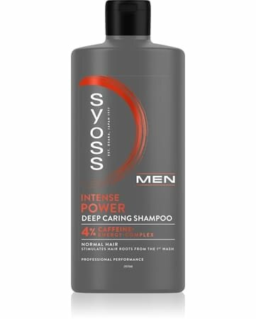 Шампунь для волос Syoss Men Intense Power для мужчин, 440 мл