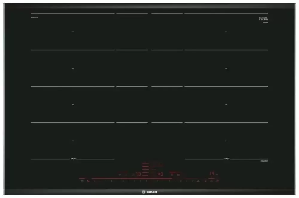 Варочная панель Bosch PXY875DC5Z, индукционная, 7.4 кВт, черная