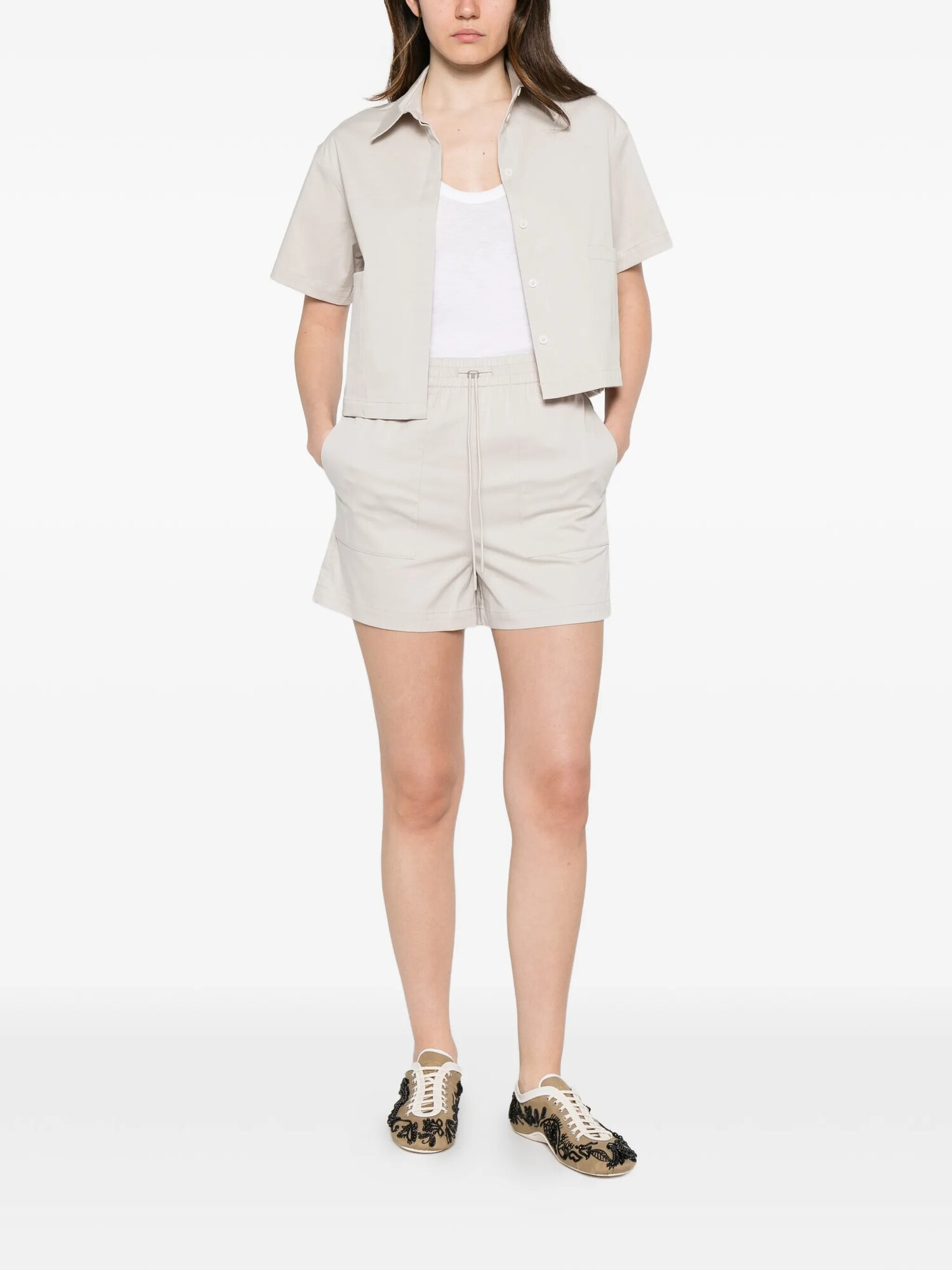 Шорты ALPHATAURI Patch-pocket shorts, размер 40, grey — фото 1