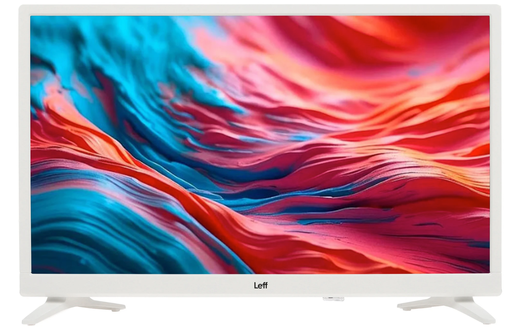 24" Телевизор LEFF 24F691T FULL HD, смарт ТВ, Салют ТВ, белый