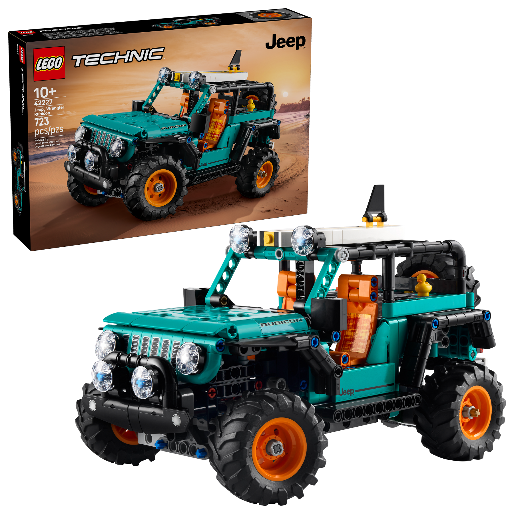 Конструктор LEGO Technic Jeep Wrangler Rubicon 42227, 723 детали, от 10 лет