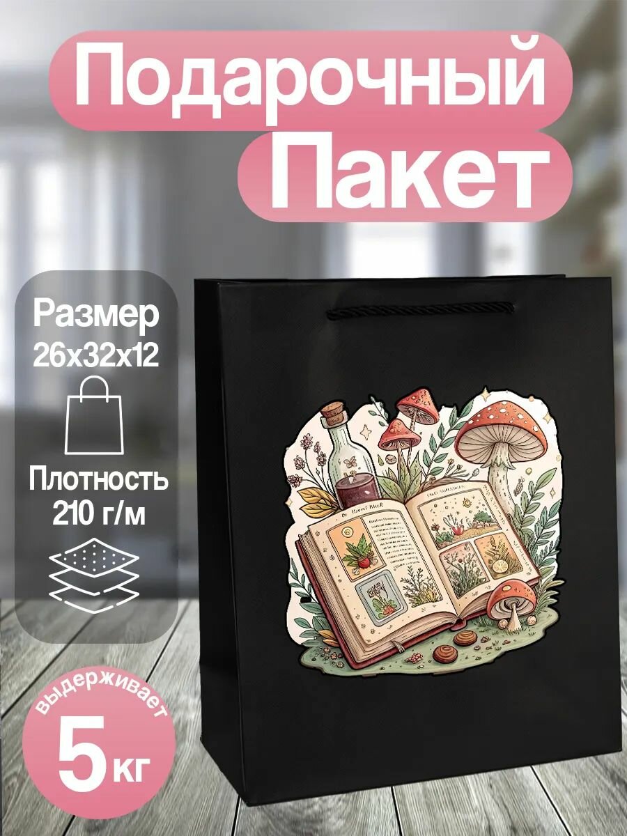 Пакет подарочный гоблинкор Pinterest, упаковка для подарка, 26х31 см