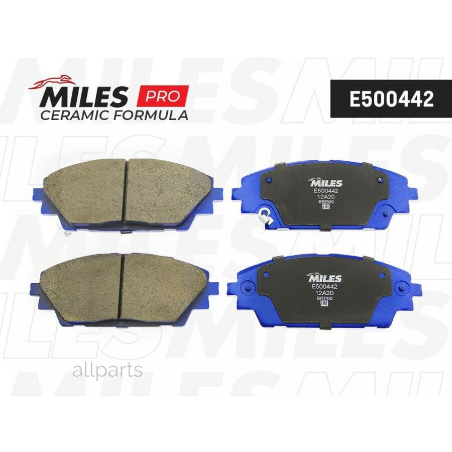 MILES E500442 Колодки тормозные MAZDA 3 13- передние Ceramic