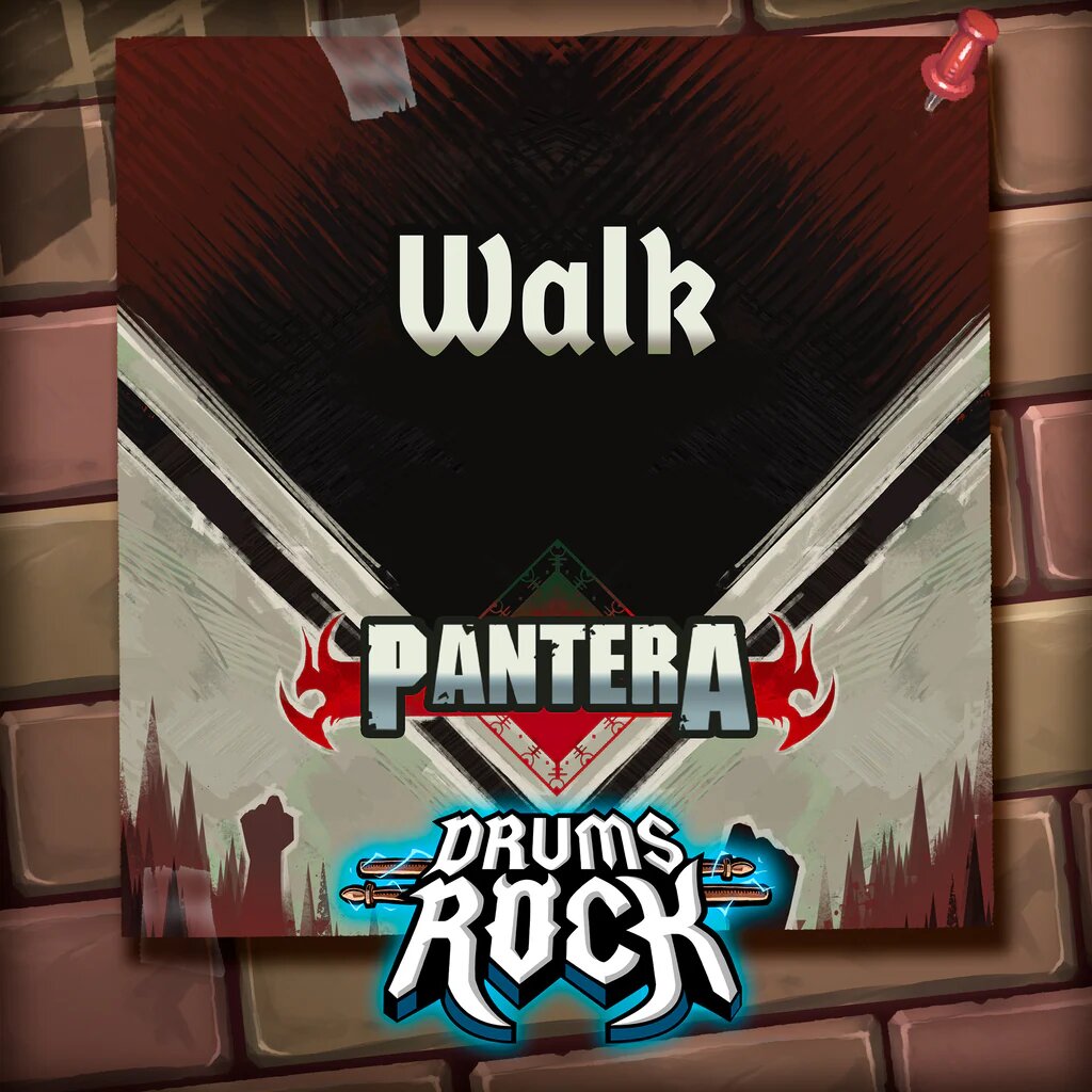 Дополнение Drums Rock: Pantera - 'Walk', цифровое издание PlayStation 5, регион Турция / код пополнения баланса