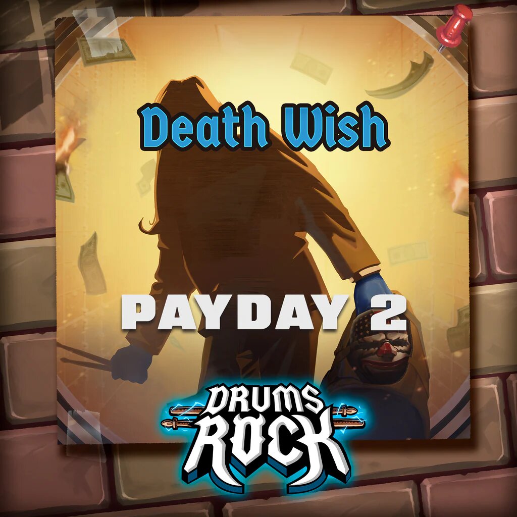 Дополнение Drums Rock: Payday 2 -'Death Wish', цифровое издание PlayStation 5, регион Турция / код пополнения баланса