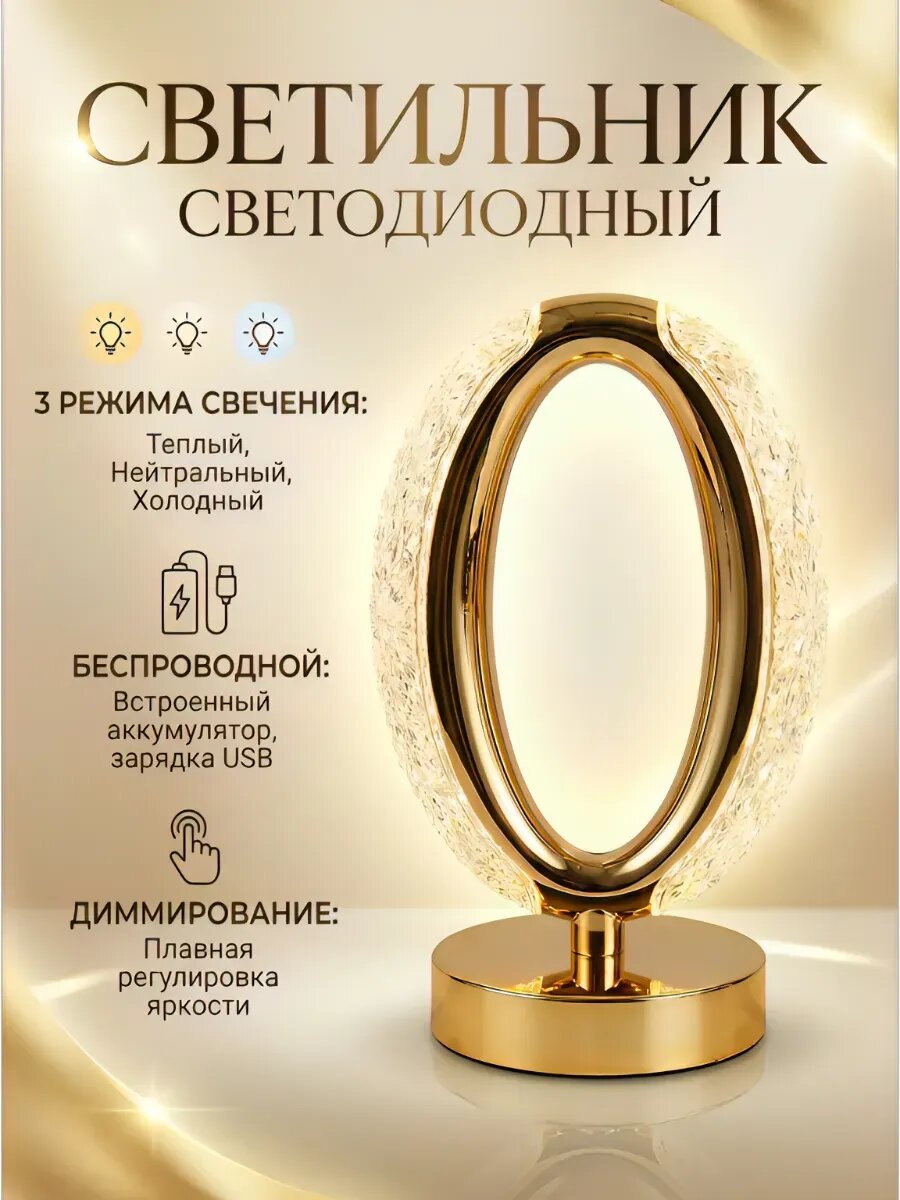Светильник-ночник, 3 режима