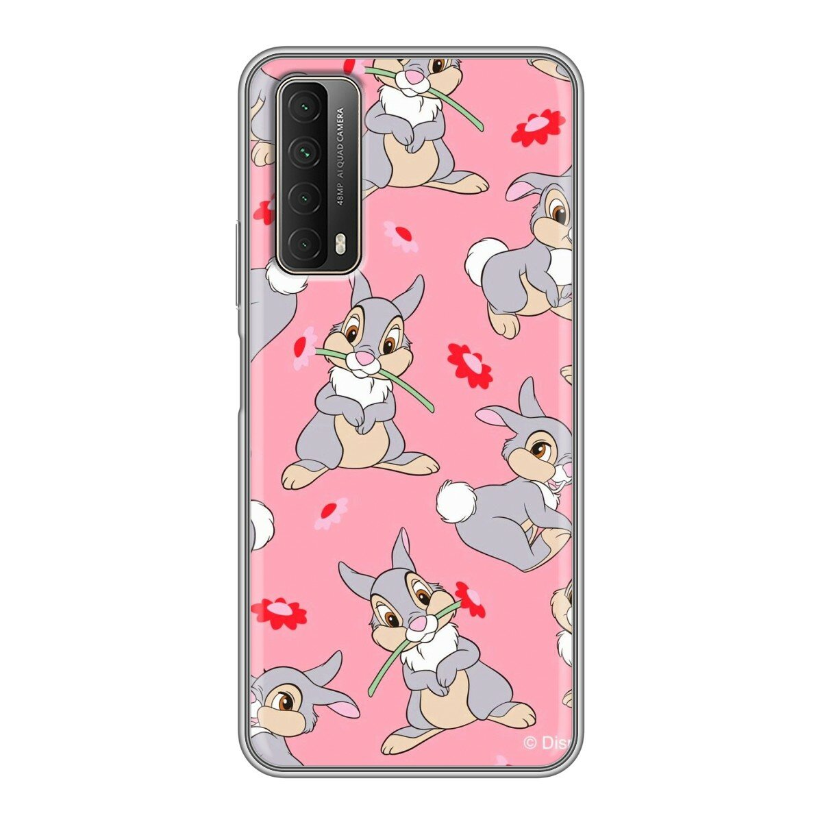 Чехол для Huawei P Smart (2021) с принтом для девочек с зайчиком (Хуавей П Смарт 2021)